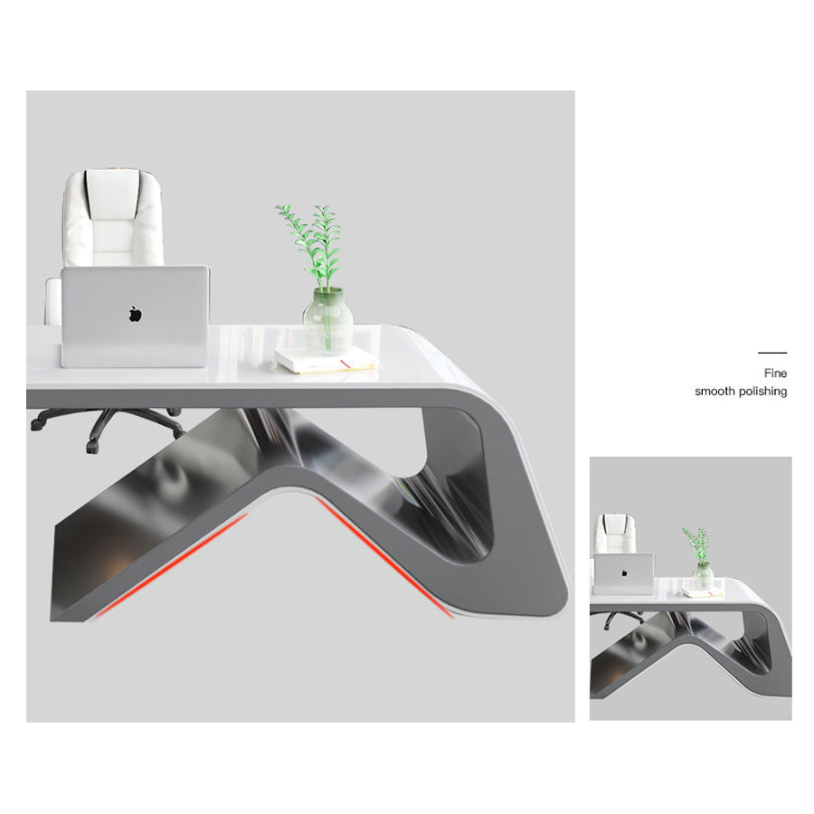 Modern call center cubicle desk L shape – Workstation For 3 People ...
